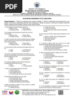 TLE 8 - Second Quarter Exam | PDF | Thermometer | Water