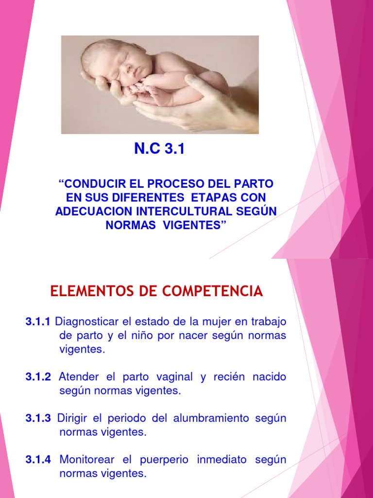 Norma 3.1 Parto | PDF | Parto | Especialidades Medicas