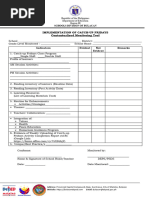 School Opcrf Targets 2024 | PDF | Learning