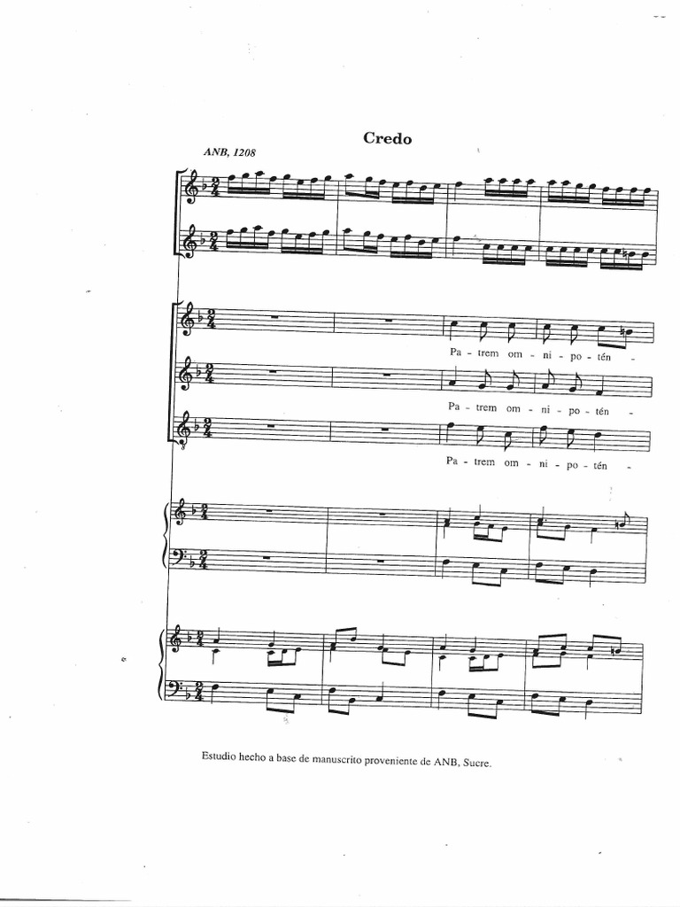 Misa Apostoles Credo | PDF