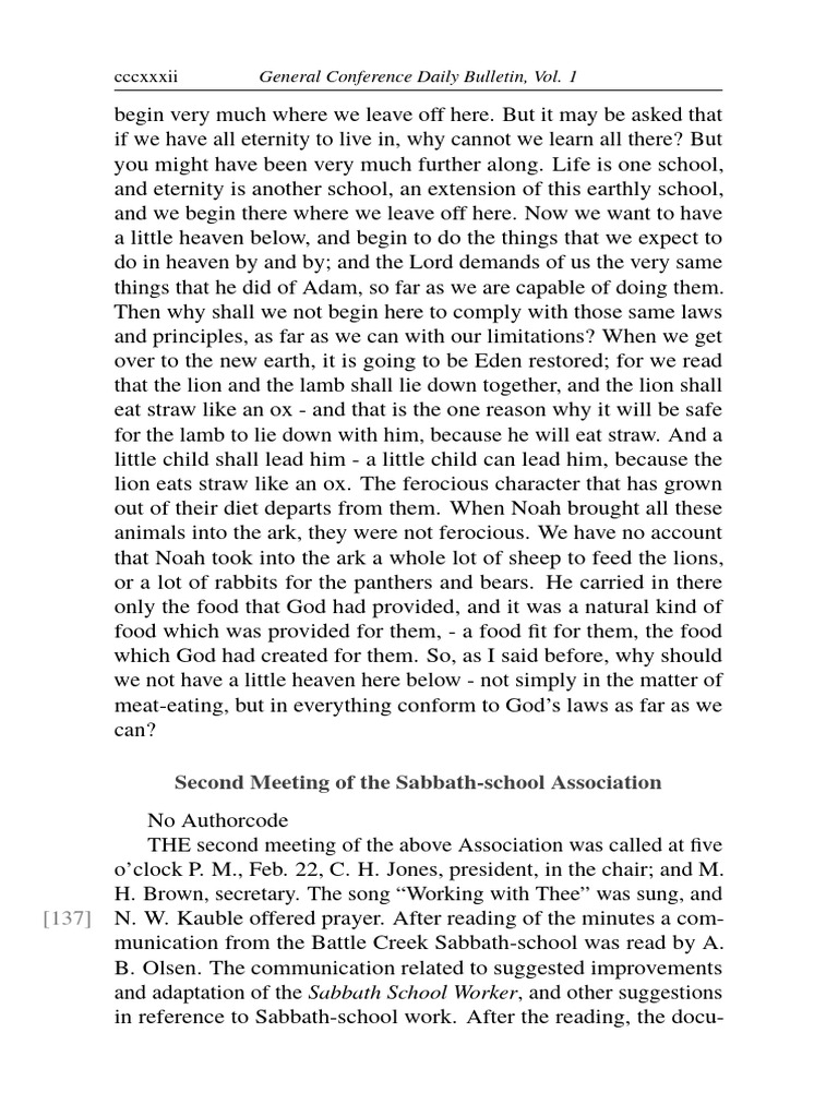 General Conference Daily Bulletin (1897) - 332 | PDF | Noah's Ark | Old ...