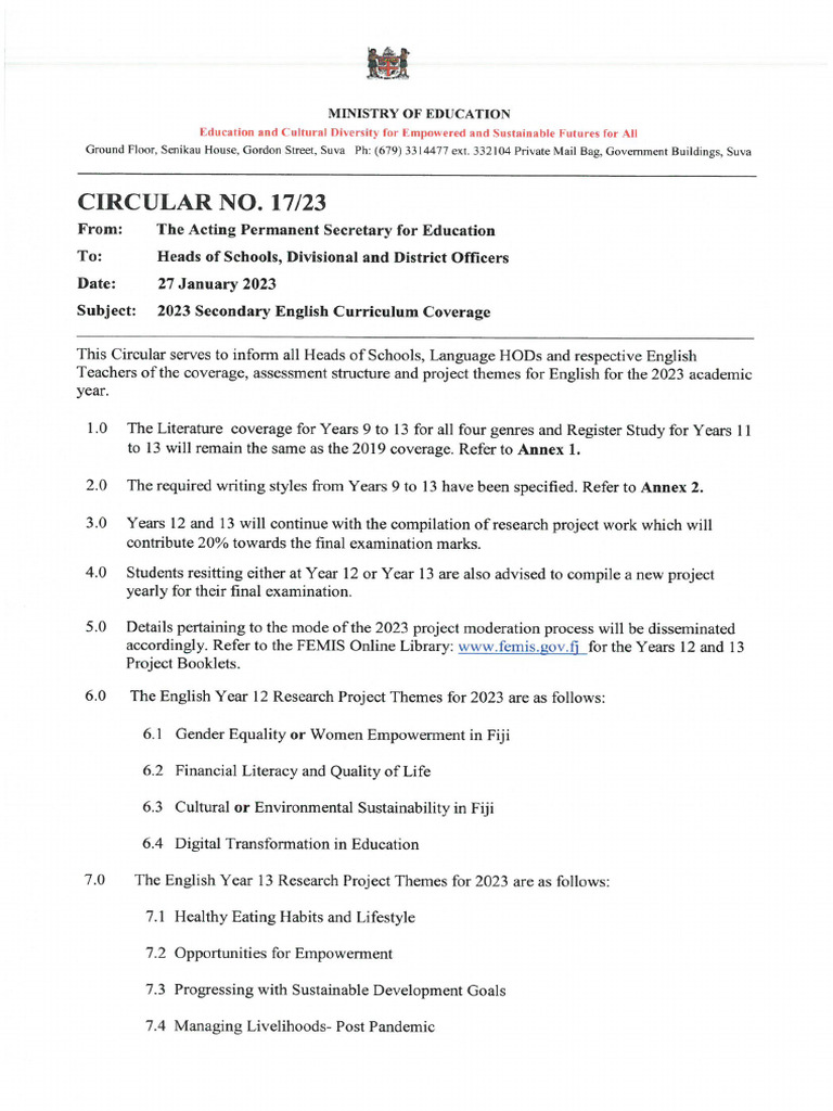Circular - 17 - 23-4 | PDF