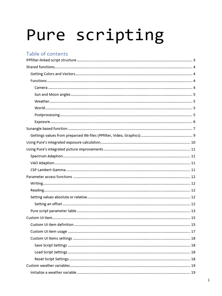 Pure Scripting | PDF | Texture Mapping | Function (Mathematics)