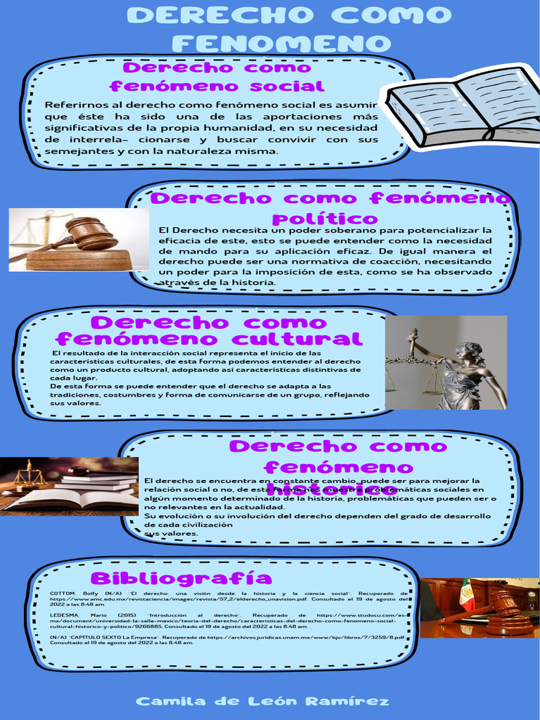 A3. INFOGRAFIA. Derecho Como Fenómeno | PDF | Science