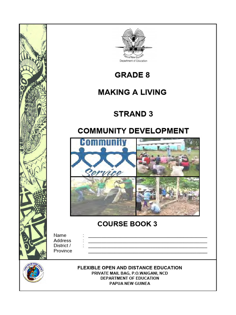 Gr8 Making A Living S3 | PDF | Family | Community