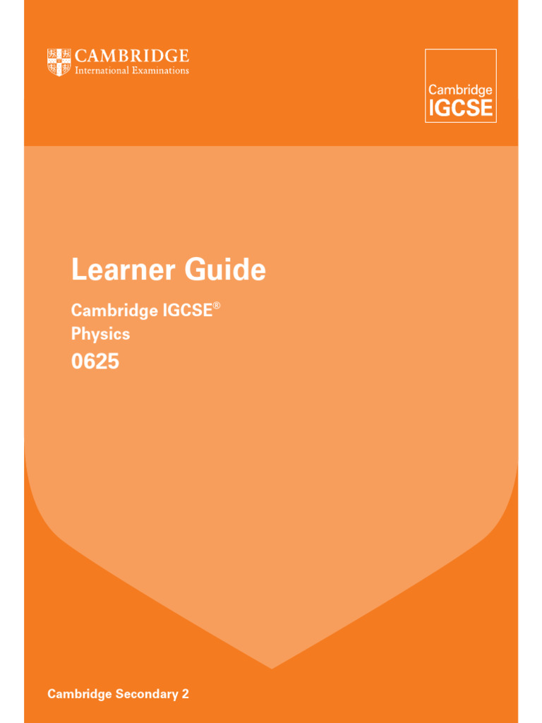 Igcse Physics Guide Pdf Acceleration Force