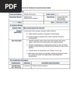 Homeroom Guidance 6 Lesson Plan | PDF | Learning | Teachers