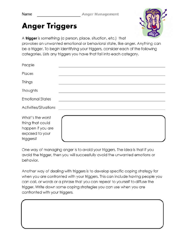 Anger Triggers | PDF