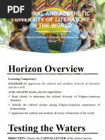 Comparing and Contrasting The Various 21st Century Literary Genres and ...