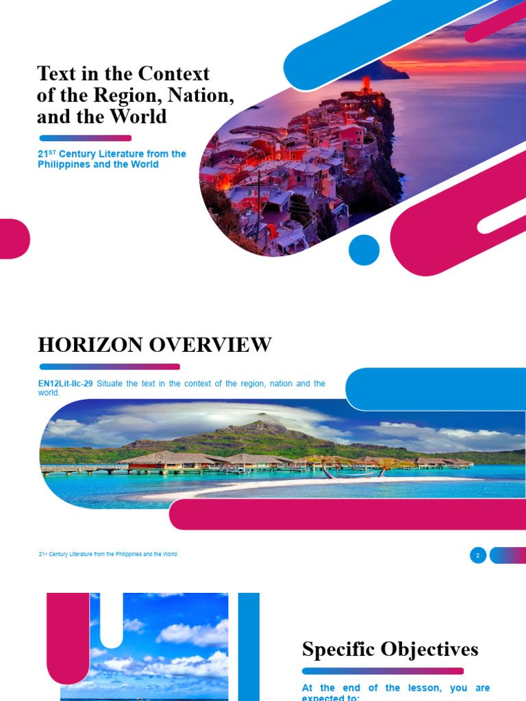 MODULE 16-Text in The Context of The Region, Nation, and The World | PDF