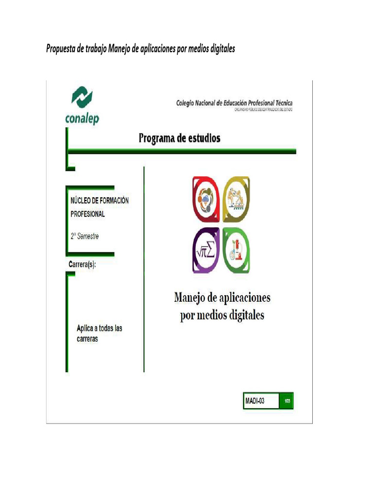 PUE 2-2021 Manejo de Aplicaciones Por Medios Digitales - P REEST | PDF | Software de la ...