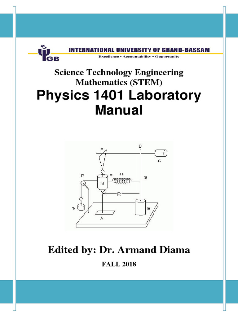 Physics 1401-LAB - MANUAL-IUGB | PDF | Standard Deviation | Measurement