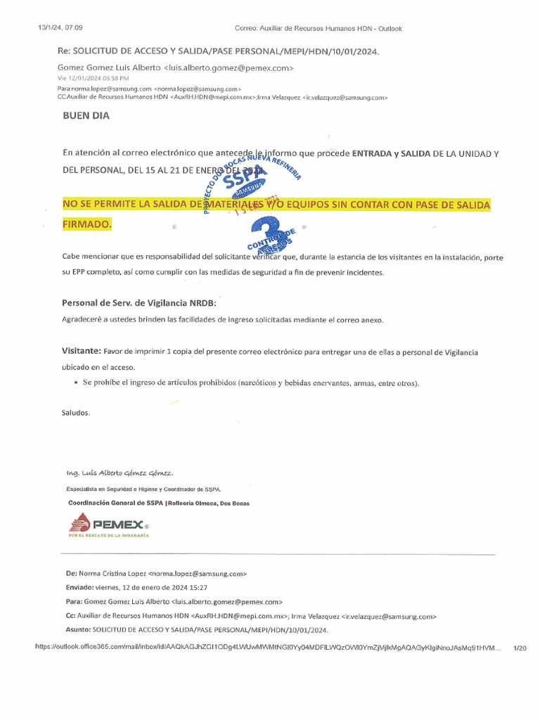 Mepi HDN 15-01-2 Al 21-01-24 | PDF