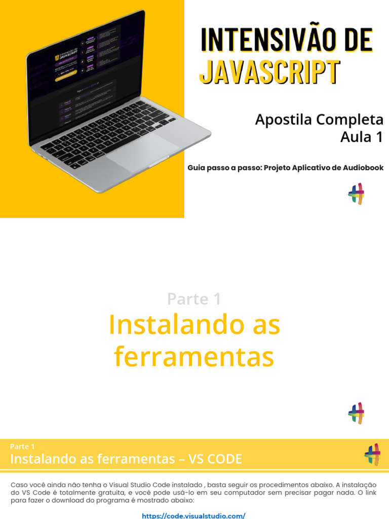 Apostila Intensivão de Javascript Aula 1 | PDF | Script Java | Html