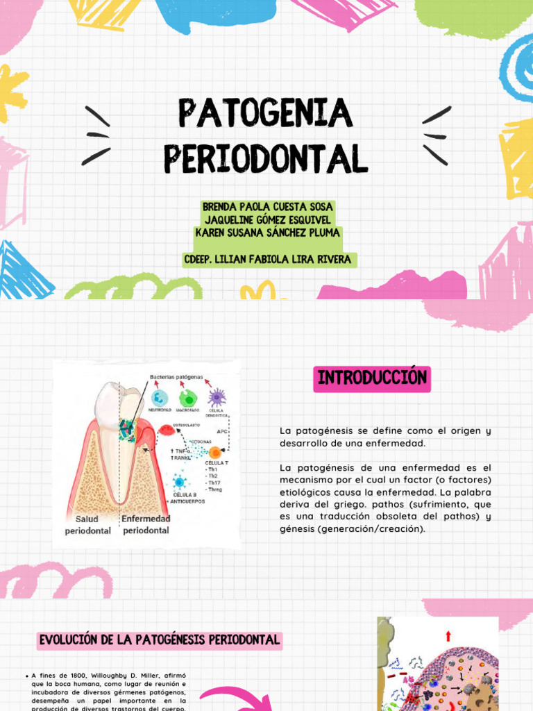 Patogénesis de la Enfermedad Periodontal | PDF | Sistema inmune ...