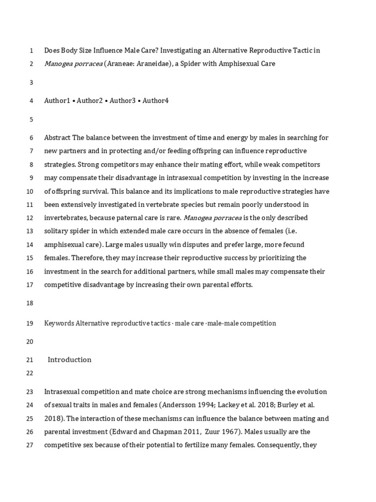 A0703 Miv 2023 3 Articulo Arbitraje B | PDF | Sexual Selection | Spider