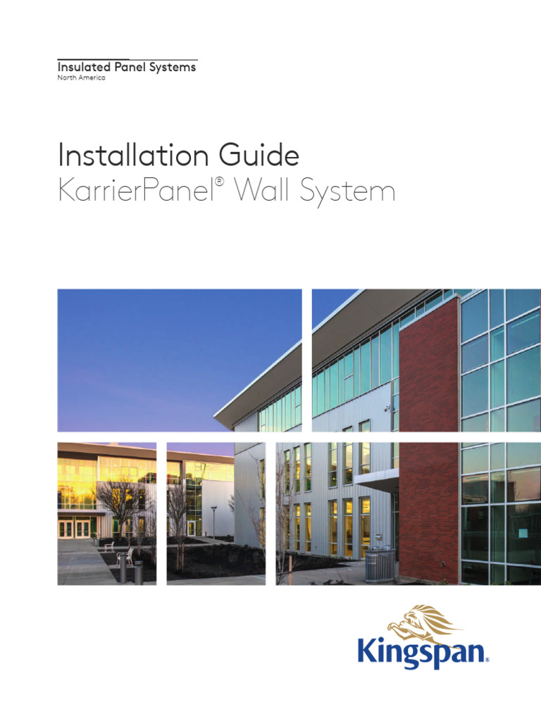 Kingspan Karrierpanel KSKP Install Guide en | PDF | Secondary Sector Of ...