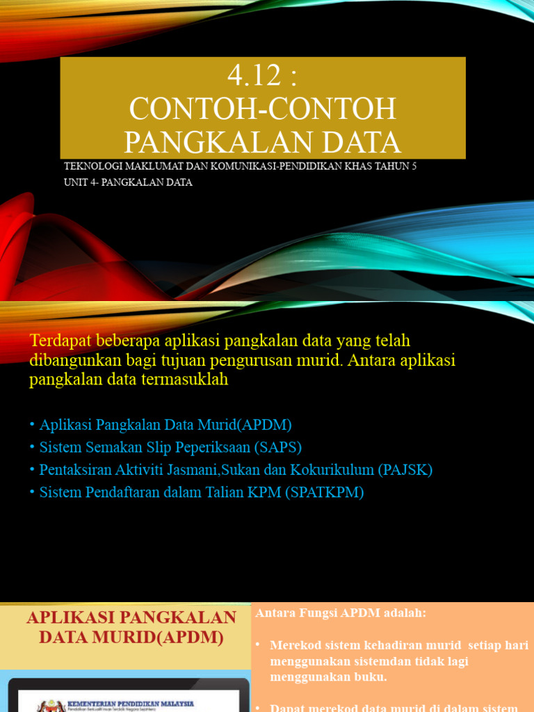 Contoh Pangkalan Data | PDF
