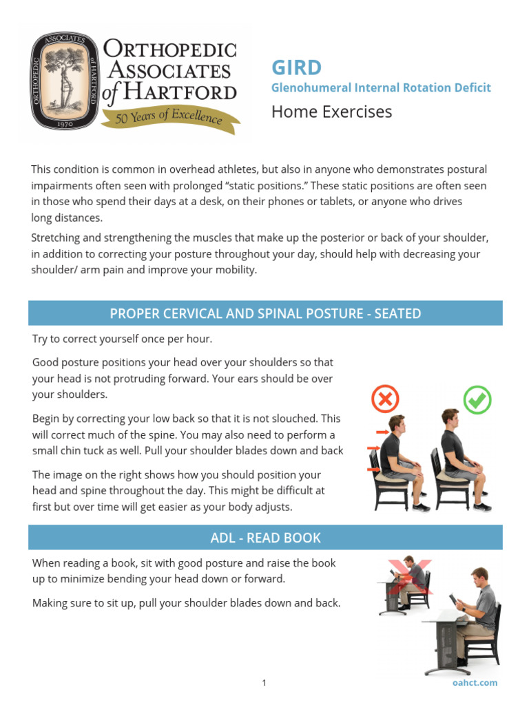 Gird Exercises | PDF | Anatomical Terms Of Motion | Shoulder