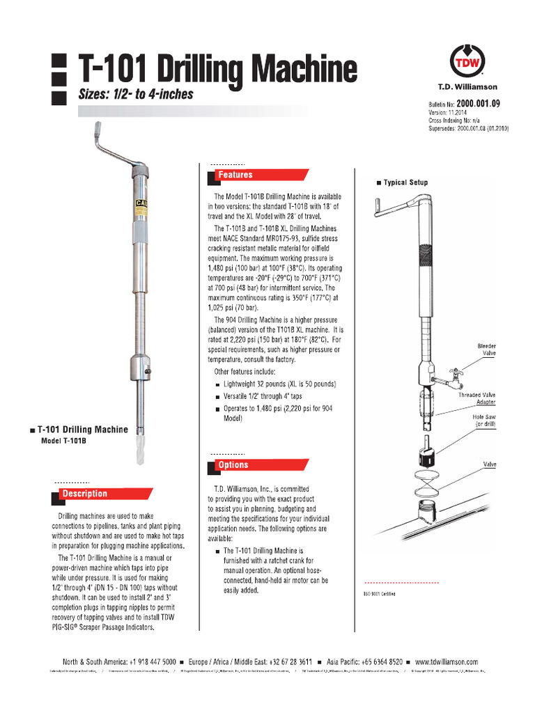 T-101-Drilling-Machine | PDF