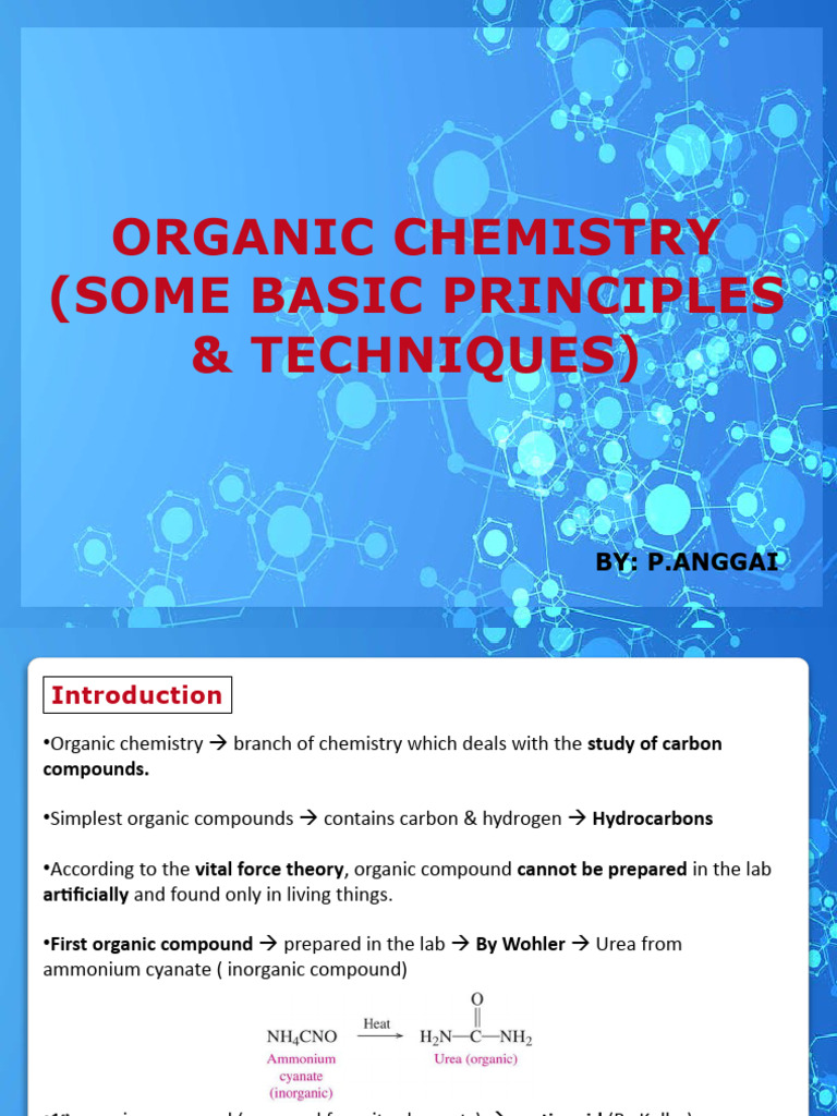 Organic Chemistry: Key Principles & Concepts | PDF | Chemical Bond | Ion