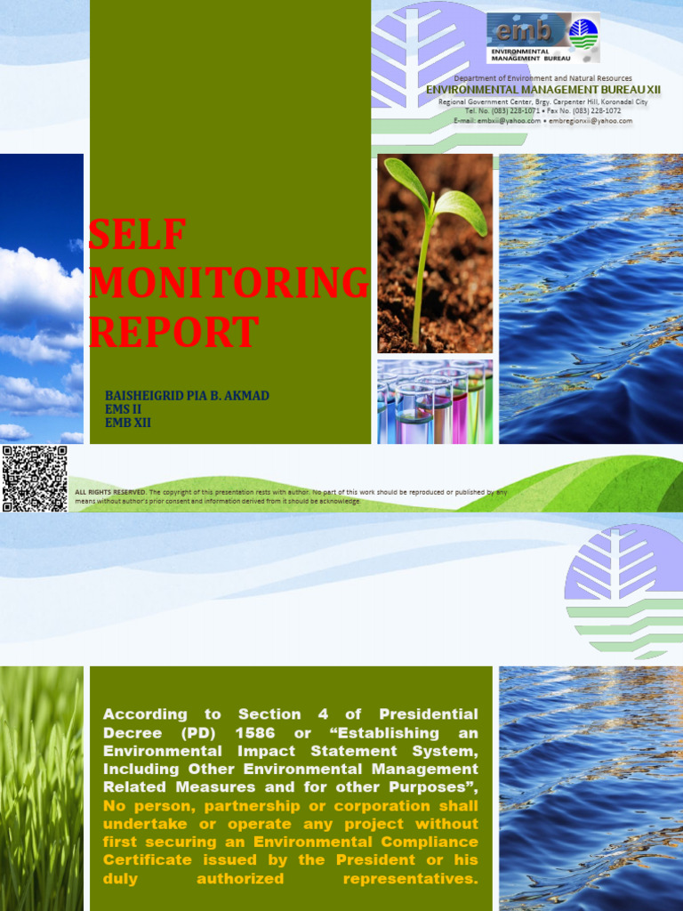 Self Monitoring Report-Akmad | PDF | Computing