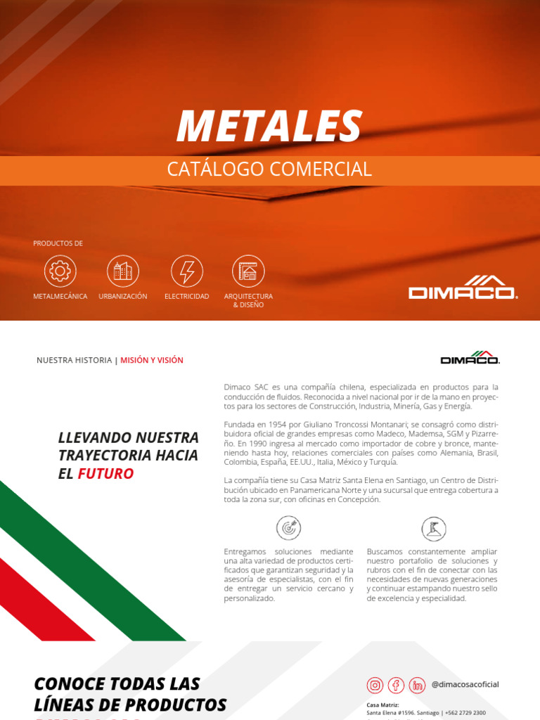Catalogo Metales V5.1 | PDF | Cobre | Minerales