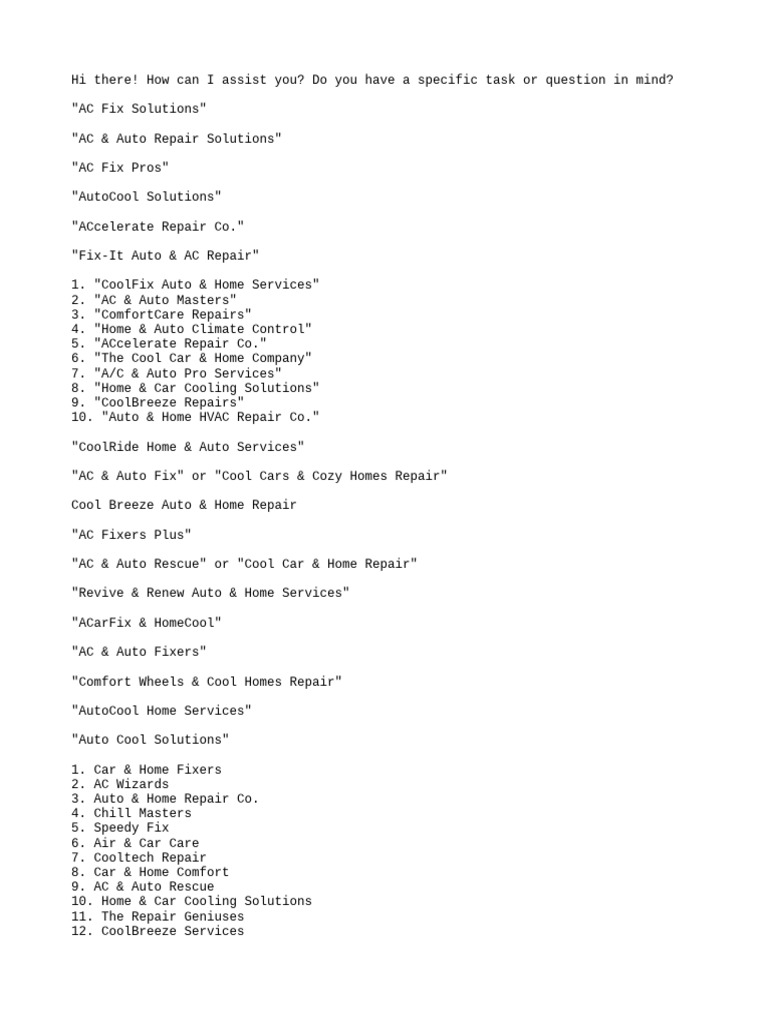 AC Name Ideas | PDF | Heat Transfer | Cold