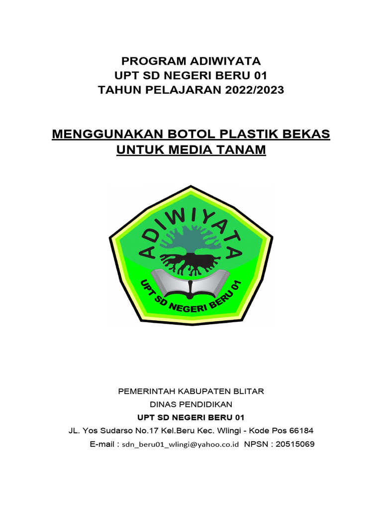 Menggunakan Botol Plastik Bekas Untuk Media Tanam | PDF | Griya & Taman | Sains & Matematika
