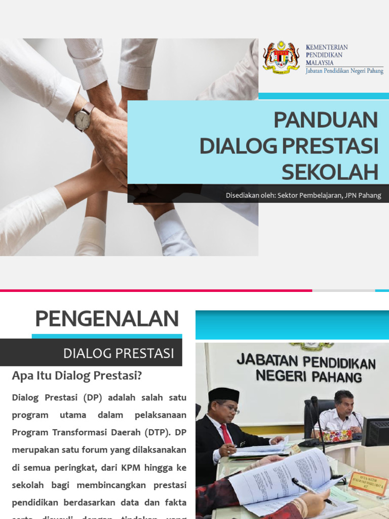 Panduan Dialog Prestasi Sekolah | PDF