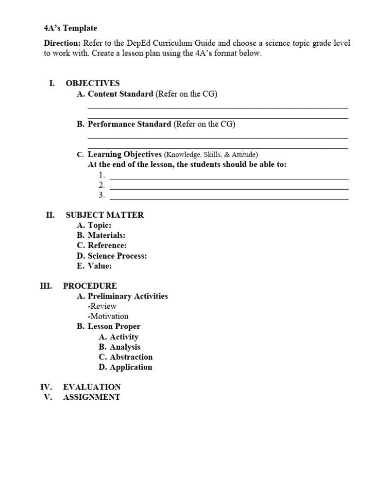 4a's Template | PDF | Art | Computers