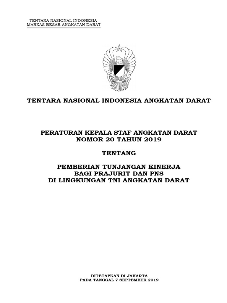 Perkasad Pemberian Tunkin 2019 | PDF