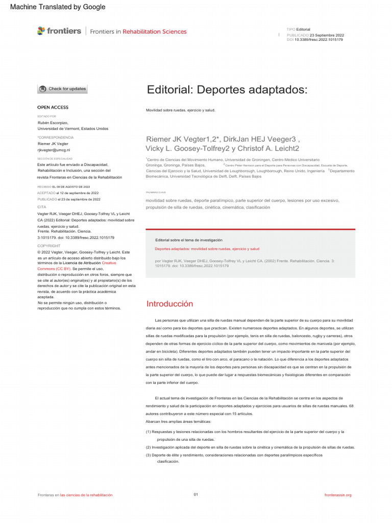 Deporte Adaptado | PDF