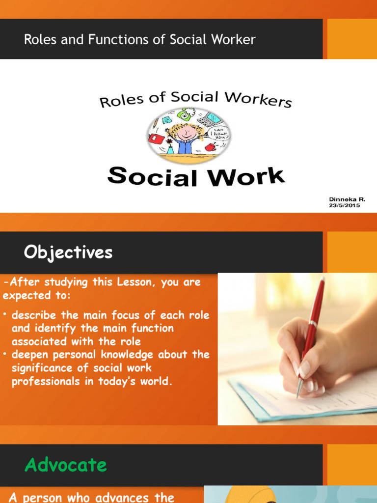 Roles and Functions of Social Work | PDF | Social Work | Learning