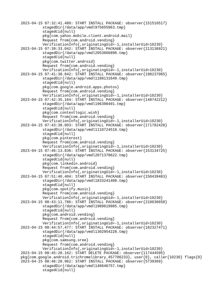 PM Debug Info | PDF | Social Information Processing | Application Software