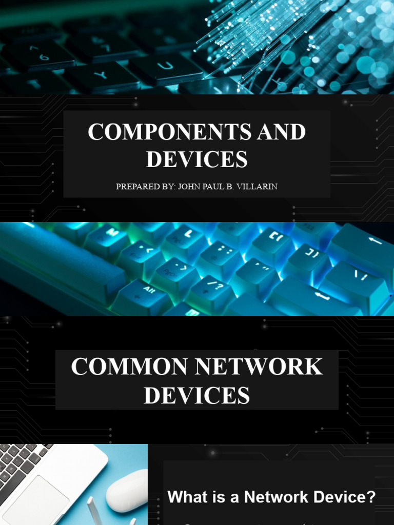 Components and Devices | PDF | Network Switch | Computer Network