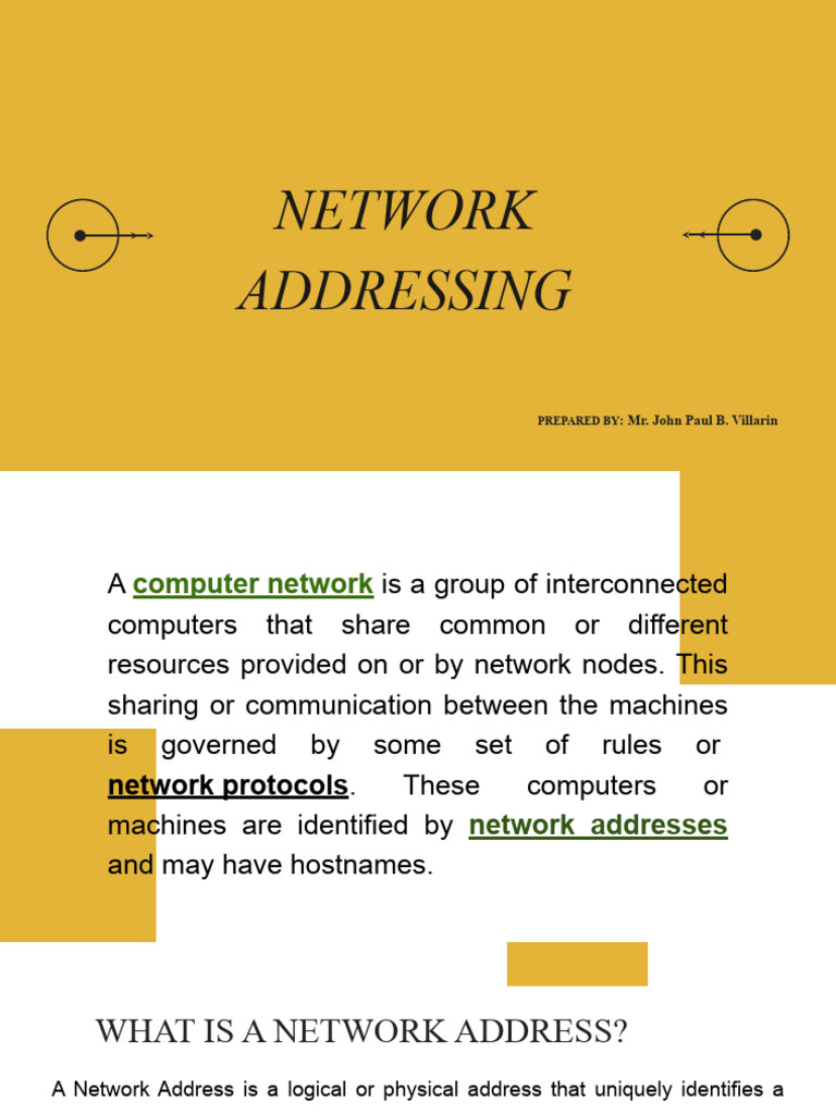 Network Addressing | PDF | Ip Address | Computer Network