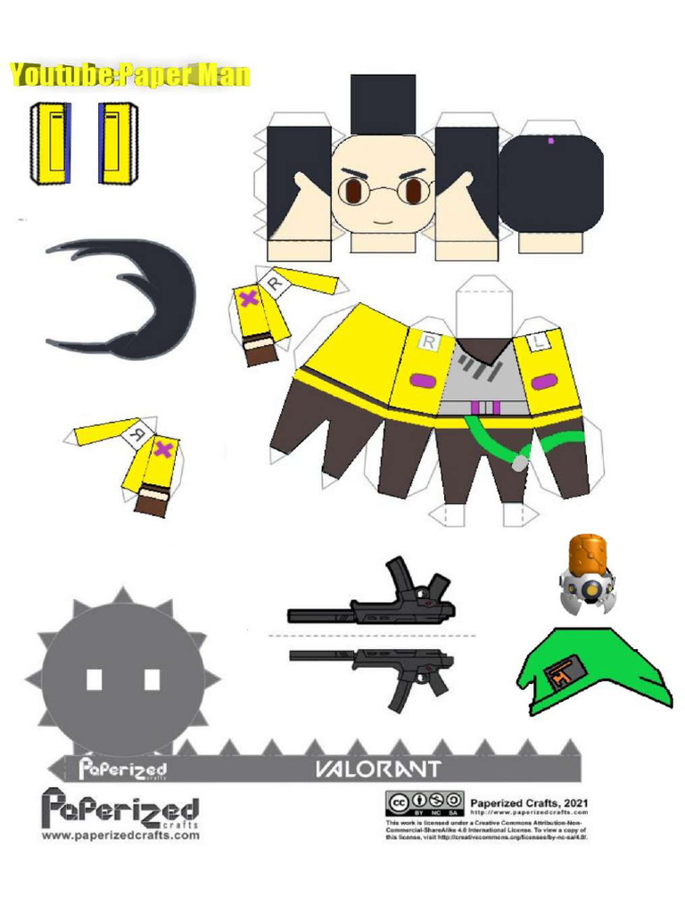 Valorant Killjoy Papelcraft | PDF