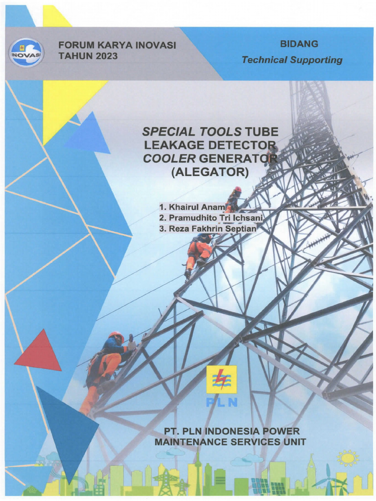 Makalah Fki Tahun 2023 - Special Tools Tube Leakage Detector Cooler Generator | PDF