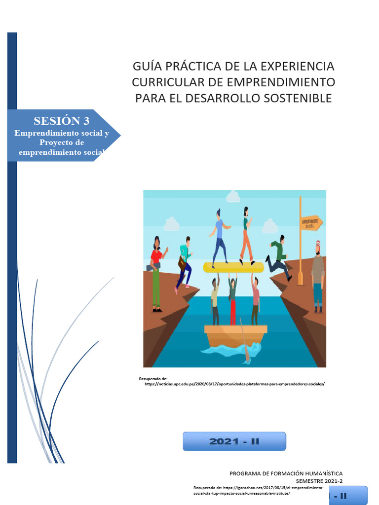 Proyecto de Emprendimiento Social | PDF | Iniciativa empresarial | Sustentabilidad
