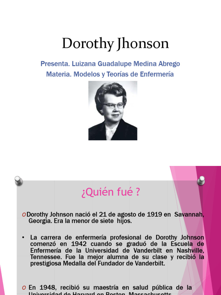 Modelo Conductual de Johnson | PDF | Comportamiento | Enfermería