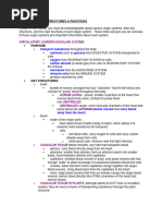 Grade 10 Notes On Support and Transport Systems in Animals | PDF
