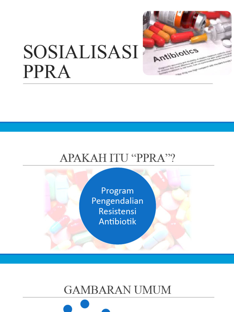 Sosialisasi PPRA 1 | PDF