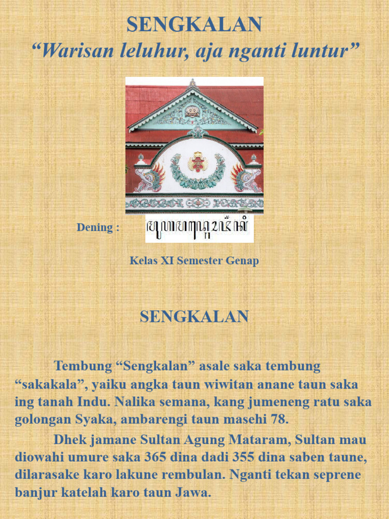Materi Sengkalan | PDF