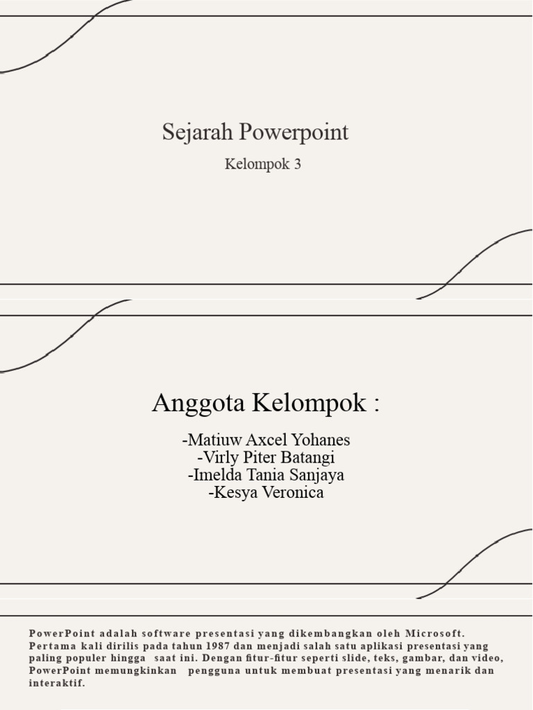 Sejarah Powerpoint Kelompok 3 | PDF