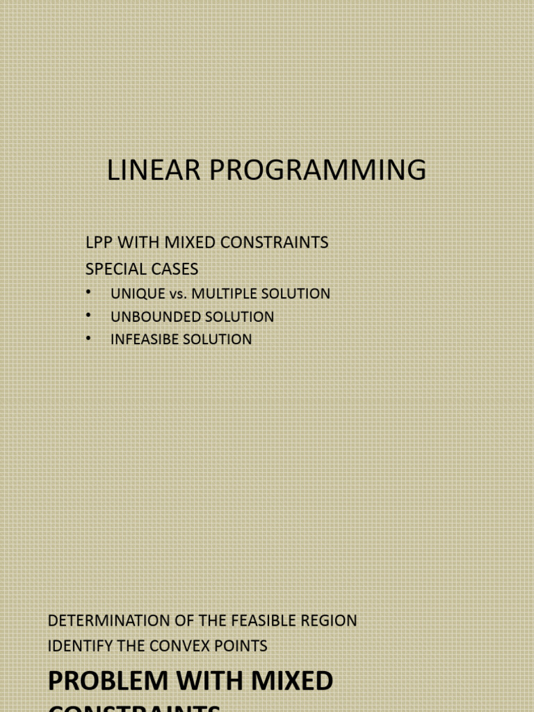 QT LPP 3 | PDF | Mathematical Optimization | Equations