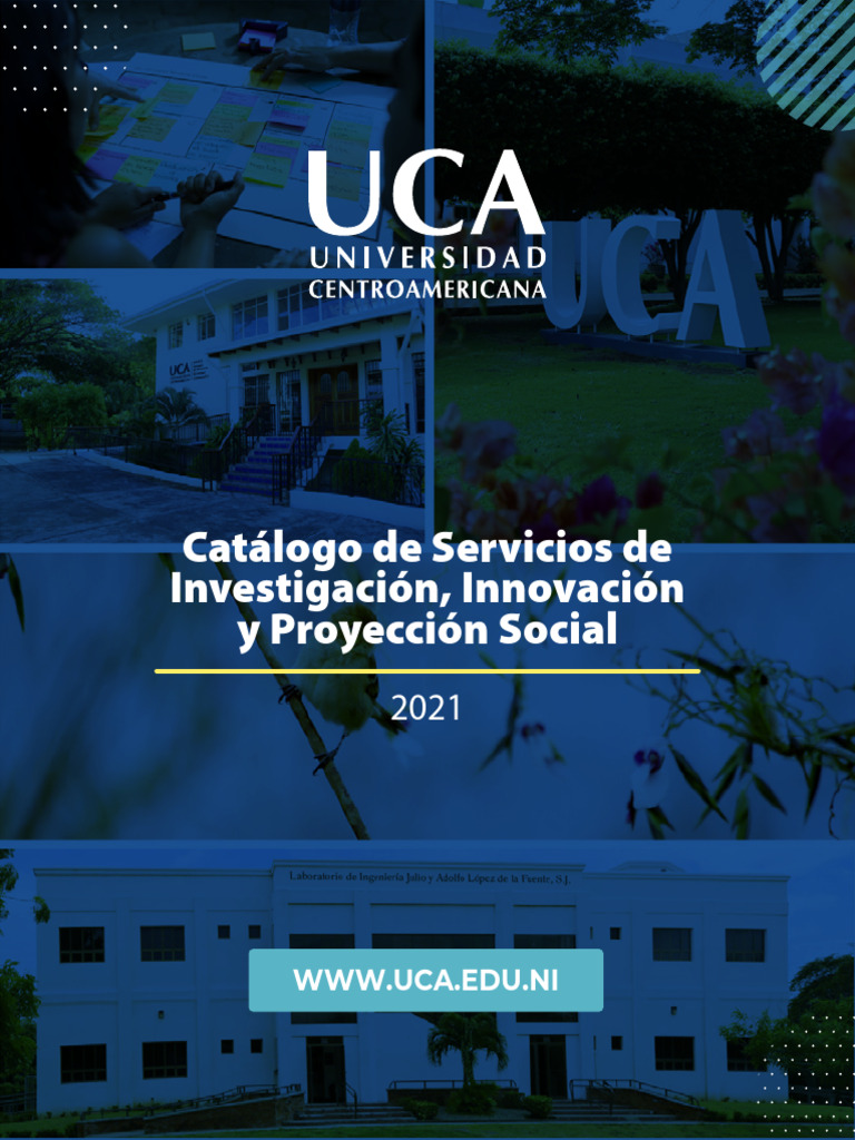 Catálogo de Servicios UCA 2021 | PDF | Alimentos | Hormigón