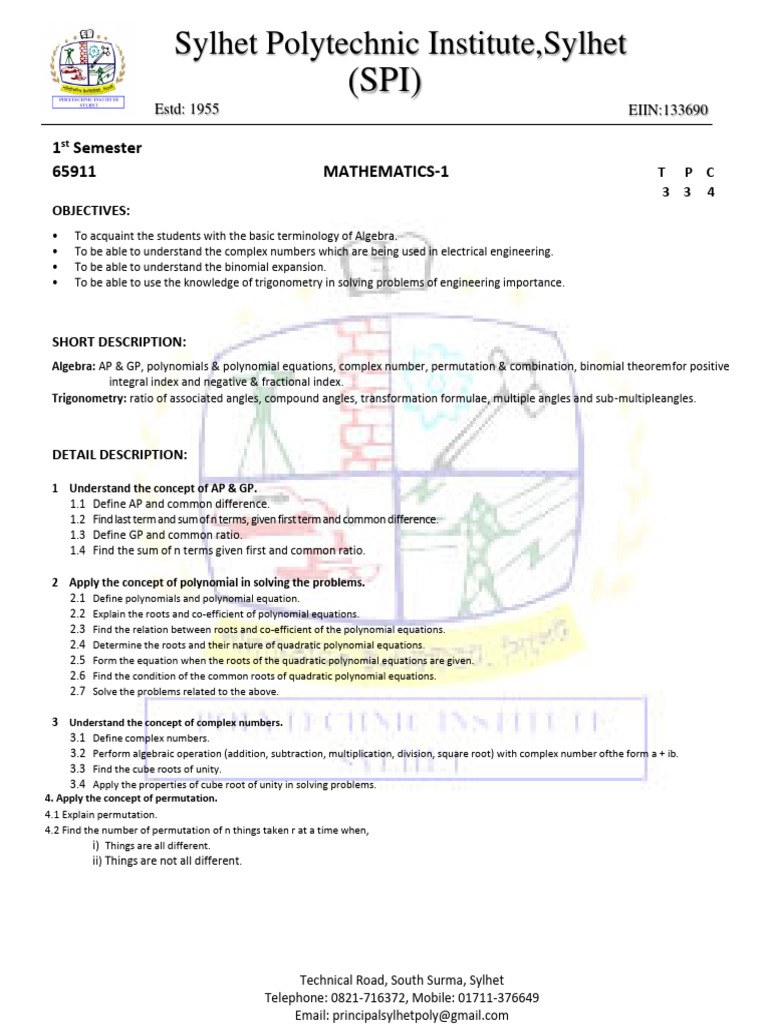 Mathematics Curriculum | PDF