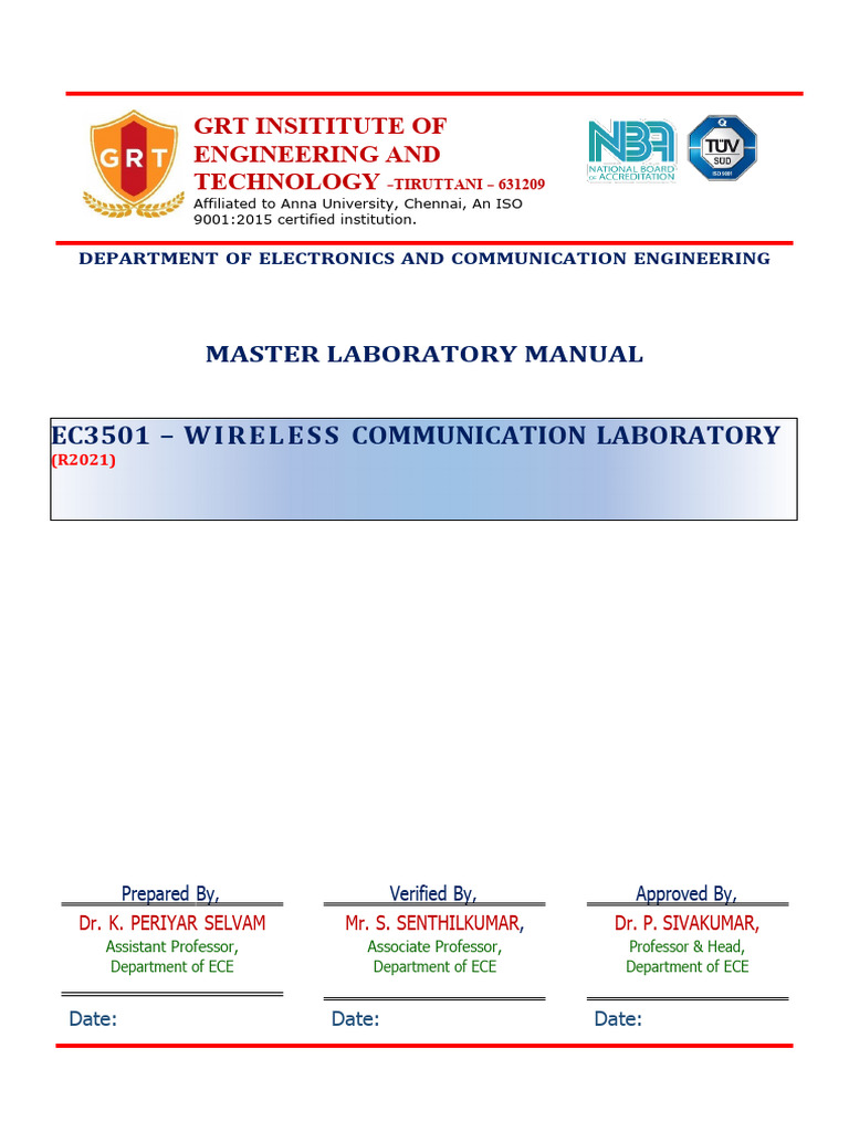 Lab Manual Final | PDF Lab Manual Final | PDF