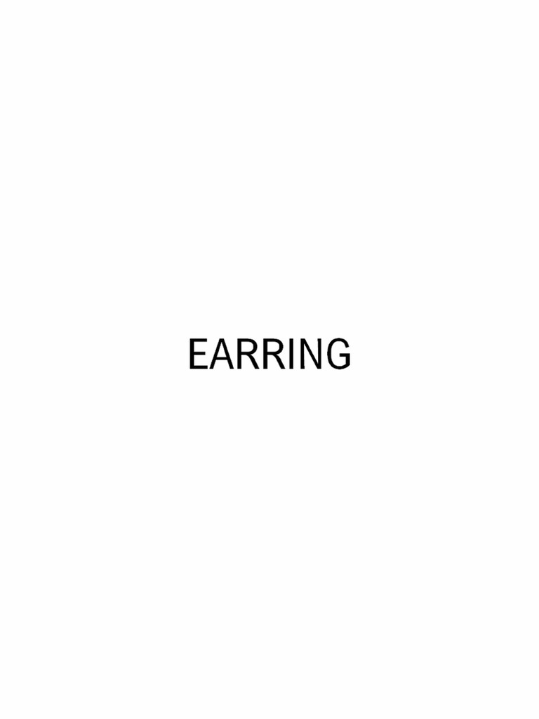 EARRING | PDF